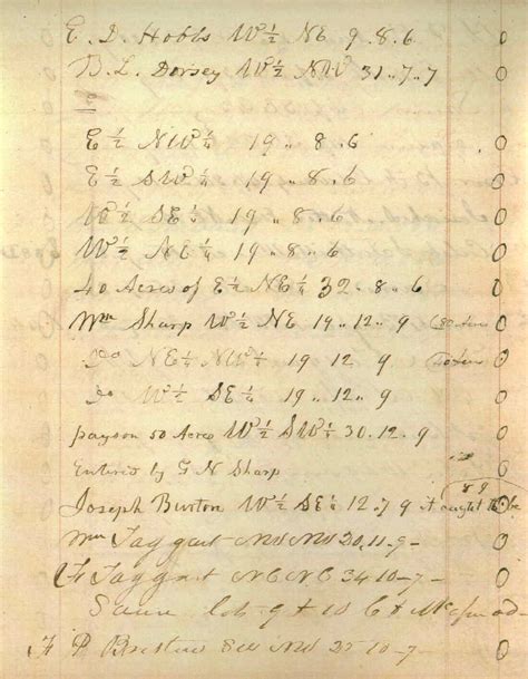 1840 Tax Book Macoupin County Il