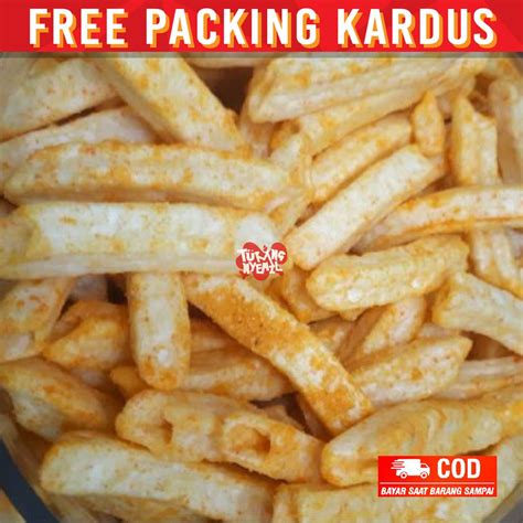 Jual Snack Kiloan Stik Kentang Keju Gram Makanan Ringan Cemilan Camilan Jajanan Kiloan
