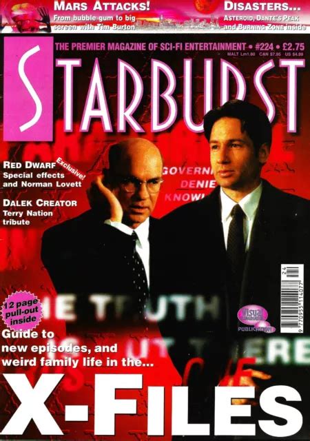 Starburst 224 X Files Mars Attacks Red Dwarf Dantes Peak Spawn