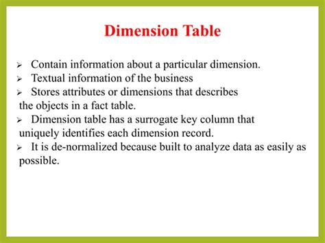 schemas for multidimensional databases pptx databases computer