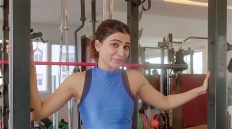 Samantha Ruth Prabhu Flexes Her Lats In Gym Watch Video Tamil News The Indian Express