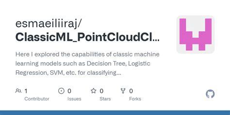 Github Esmaeiliirajclassicmlpointcloudclassification Here I