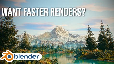 The Render Settings I Use For Blender Youtube