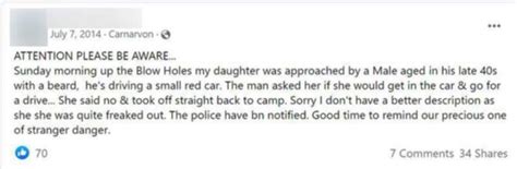 Cleo Smith Search Mother Warns Of Attempted Abduction At Blowholes