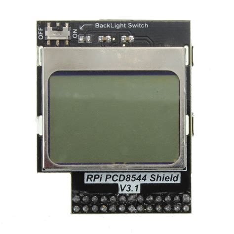 cpu memory mini lcd screen with backlight rpi 84 x 48 pcd8544 shield