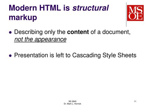 Ppt The Html Markup Language Powerpoint Presentation Free Download