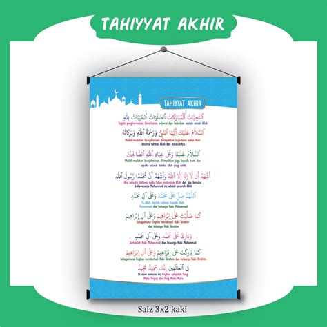 Bacaan Tahiyat Akhir Berserta Maksud Doa Sebelum Memberi Salam