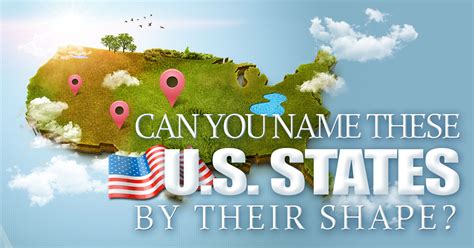 Can You Name These U S States By Their Shape Quiz