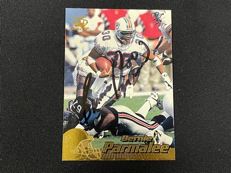 At Auction 1996 Pacific Bernie Parmalee In Person Autograph