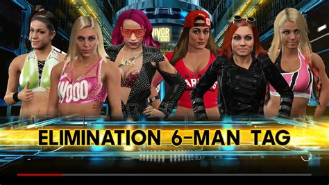 Survivor Series 2016 Womens Team Raw Vs Team Smackdown Wwe 2k17