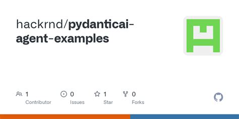 github hackrnd pydanticai agent examples