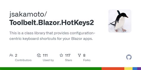 Github Jsakamoto Toolbelt Blazor Hotkeys This Is A Class Library That Provides Configuration
