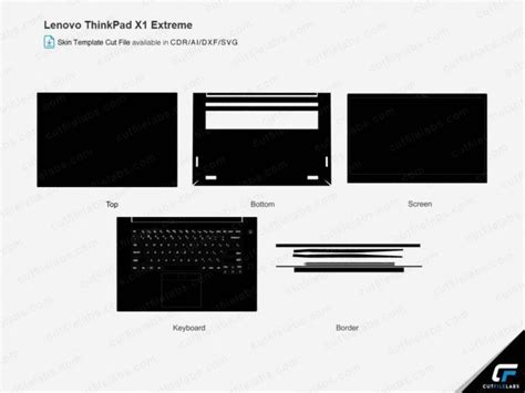 Lenovo IdeaPad 110 14IBR 2016 Cut File Template CutFileLabs
