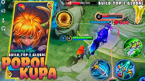 Gameplay Popol Kupa ML Terbaru 2023 Build Top 1 Global Popol Kupa
