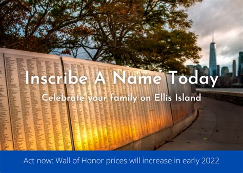 Jack Laub Wall Of Honor Statue Of Liberty And Ellis Island