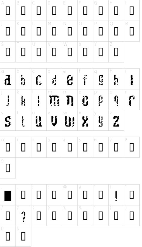 Scratchy Font Details