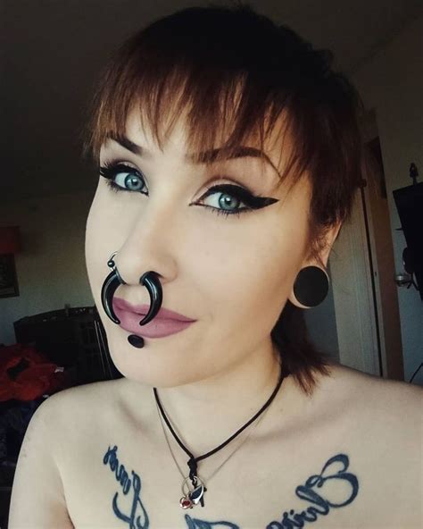 Floating Nomad Photo Nose Piercing Unique Body Piercings Septum Labret