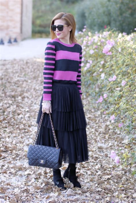 How To Wear A Black Ruffle Tulle Skirt Fashion And Cookies Fashion