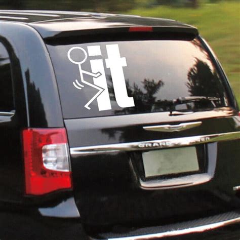 Fck It Funny Decal Vinyl Die Cut Fuck It Jdm Fuk It Sticker Car Truck