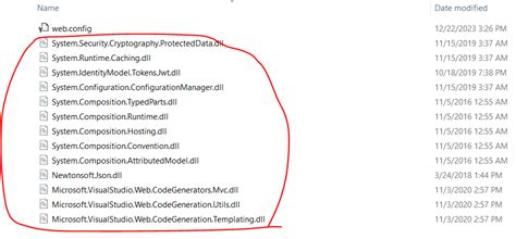 C Aspnet Core Razor Pages Deployment Folder Structure Stack Overflow