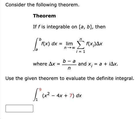 Solved Consider the following theorem. Theorem If f is | Chegg.com