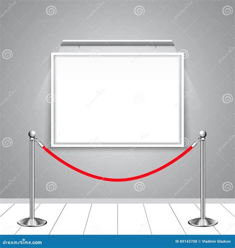 Quadro de avisos do vetor ilustração do vetor Ilustração de galeria