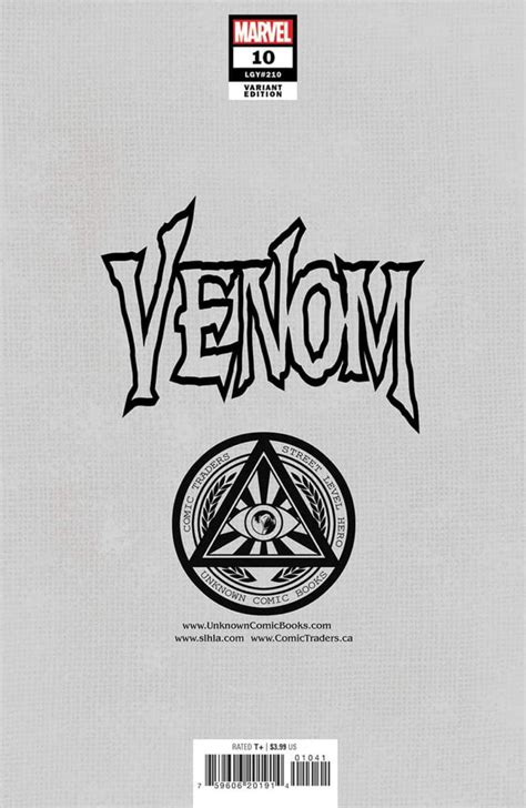 Venom 10 Ivan Tao Unknown 616 Virgin Variant The 616 Comics
