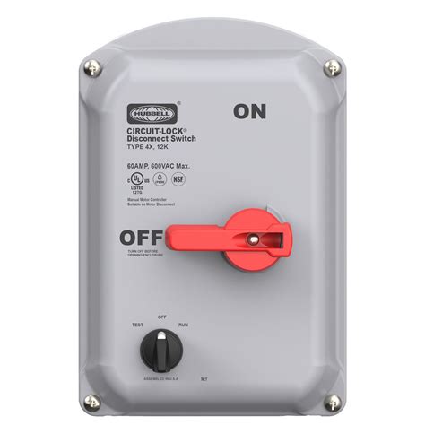 Hubbell Hblds100rcj 3p 100a Disconnect Switch Gordon Electric Supply