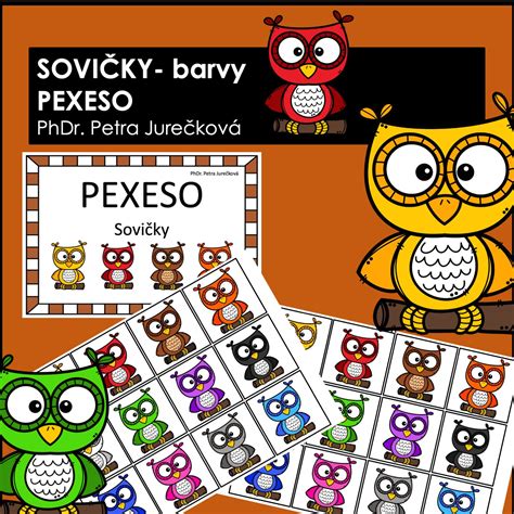 PEXESO SOVY BARVY Anglický jazyk UčiteléUčitelům cz