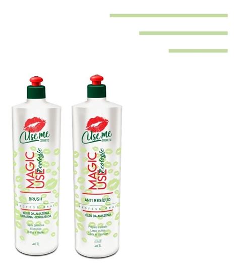 Kit Escova Progressiva Ecologic Formol Produto P Cabelo Parcelamento Sem Juros