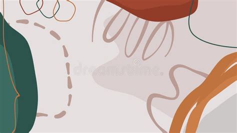 Abstract Fall Background With Animated Leaves And Organic Shapes Stock Footage Video Of Light