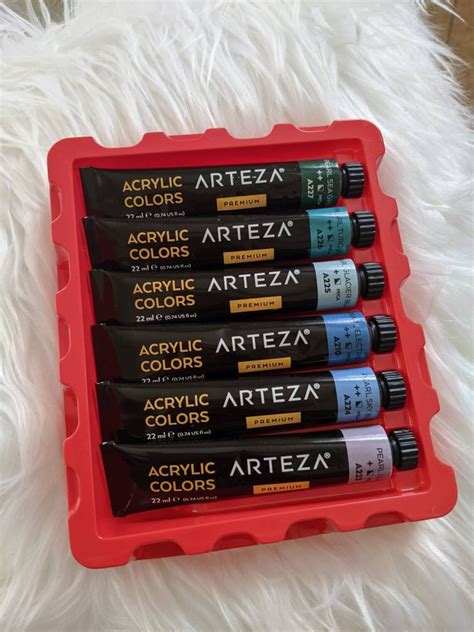 Arteza Premium Metallic Acrylic Paint Includes Golds Silvers Etsy