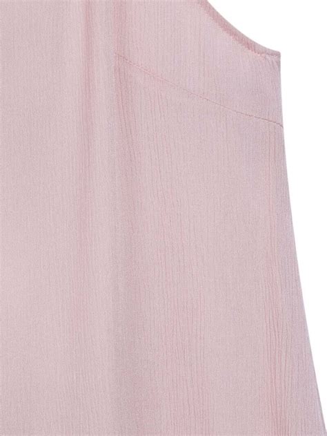 Pink Spaghetti Strap Lace Dress Sheinsheinside
