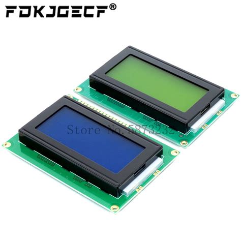 Dc 5v Blue Yellow Green Blacklight 1604 164 16x4 Character Lcd1604