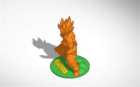 3d Design Super Saiyan Goku Tinkercad