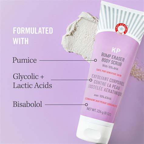 Kp Bump Eraser Body Scrub With 10 Aha • 226g