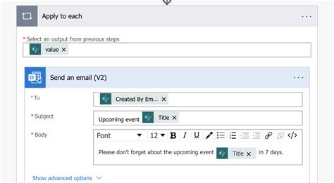 How To Send Email Notification For Upcoming Event Using Power Automate