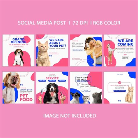 Premium PSD Pet Store Social Media Post Templates