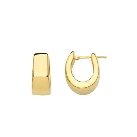 14k Gold Hoop Earrings Sold Deleuse Fine Jewelry