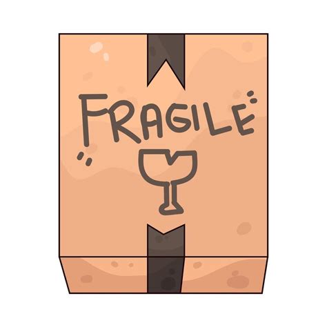 Illustration Of Fragile Box 54663493 Vector Art At Vecteezy