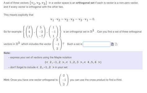 Solved A Set Of Three Vectors V1v2v3 In A Vector Space