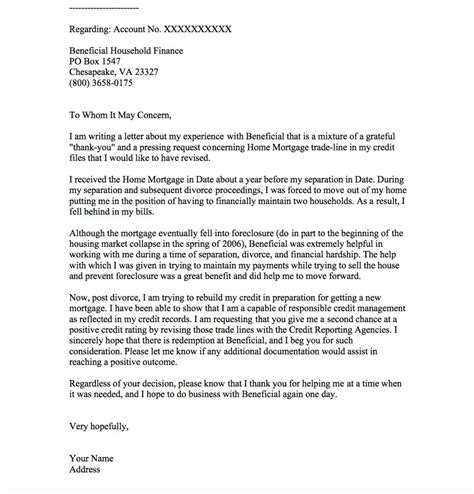 Goodwill Letter For Late Payment Template
