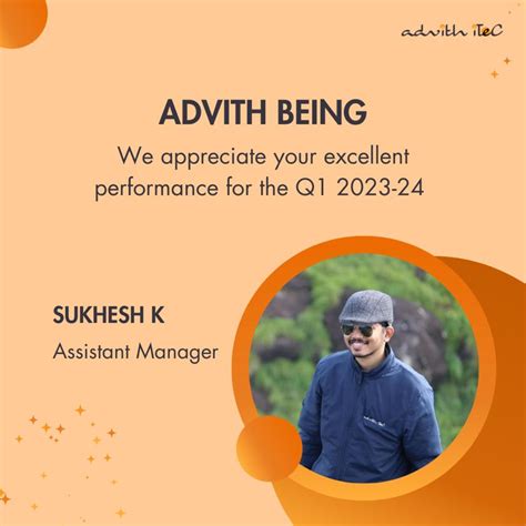 Advith Itec Private Limited On Linkedin Congratulations Outstandingperformance Dedication