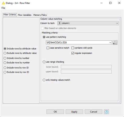 Filter Out Rows That Has String With Numbers In Knime Workflow Knime