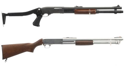 Two Slide Action Shotguns Rock Island Auction