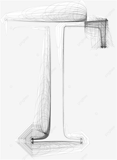 Hand Draw Font Letter T Vector Illustration Case Design Graffiti Vector
