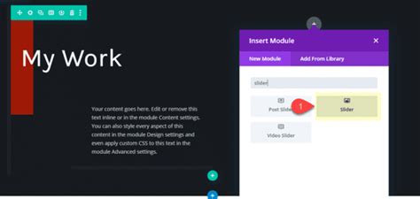 How To Add Vertical Slider Elements To Divis Slider Module For A Unique Header Design