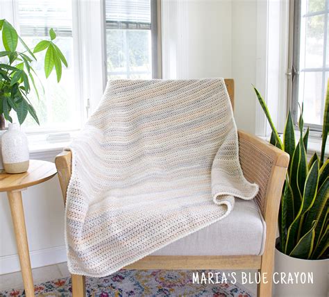 Caron Blossom Cake Crochet Blanket Free Pattern Marias Blue Crayon