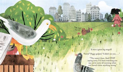 Peggy the Always Sorry Pigeon Book by Wendy Meddour Carmen Saldaña