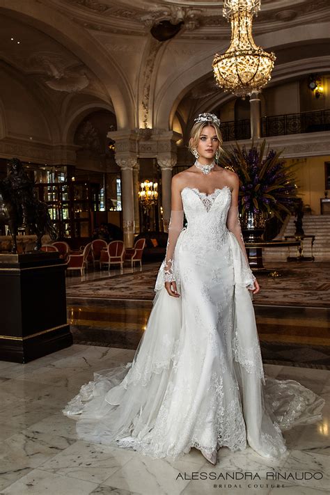 Off Shoulder Wedding Gown With Gloves Wedding